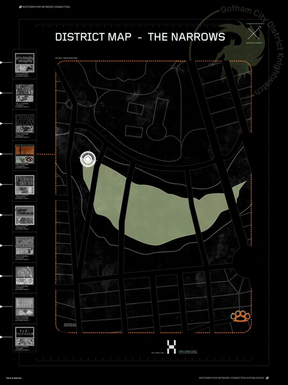 The Narrows Map - Candy